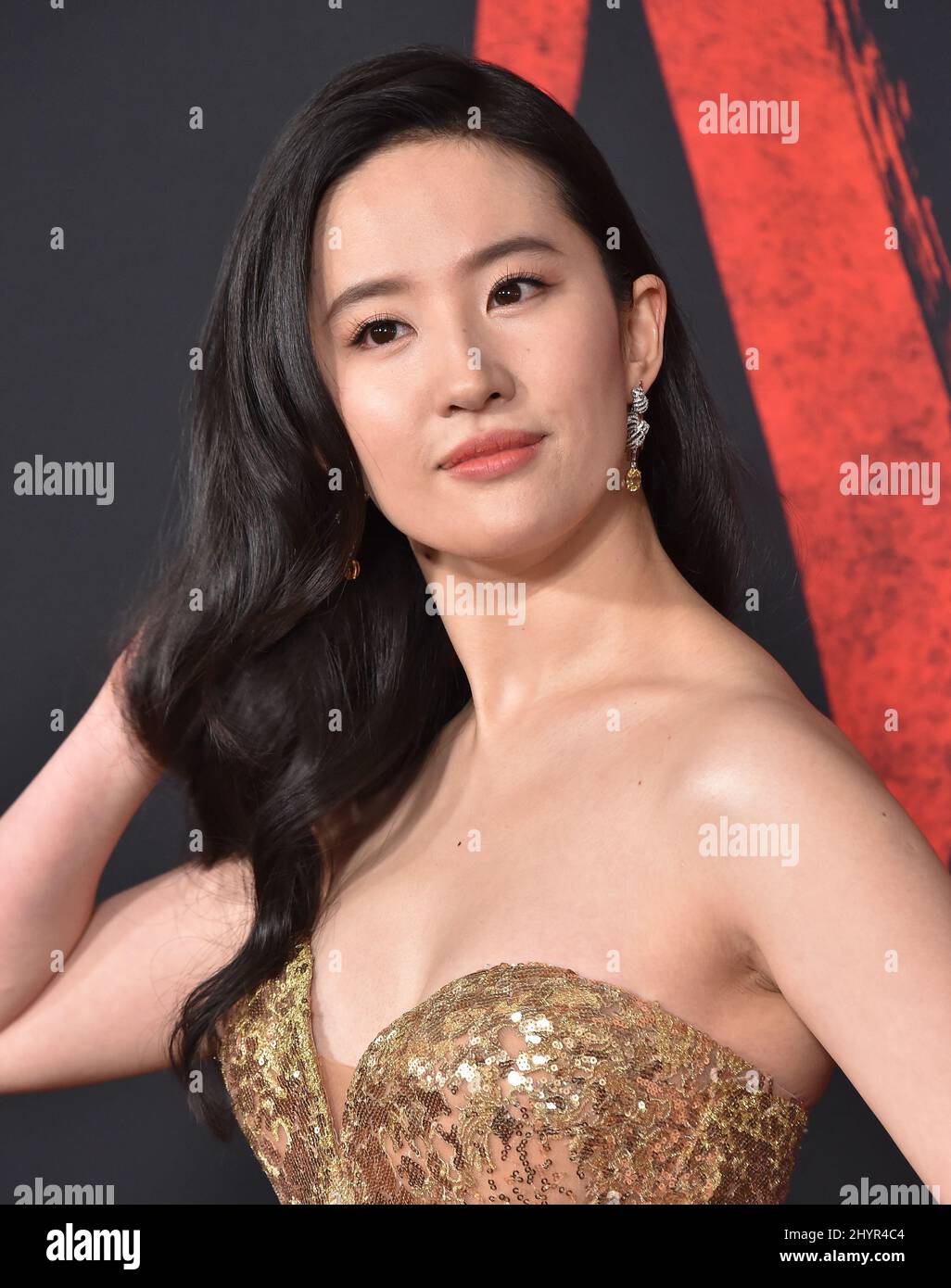 Yifei Liu attending Disney's Mulan World Premiere held at Hollywood ...