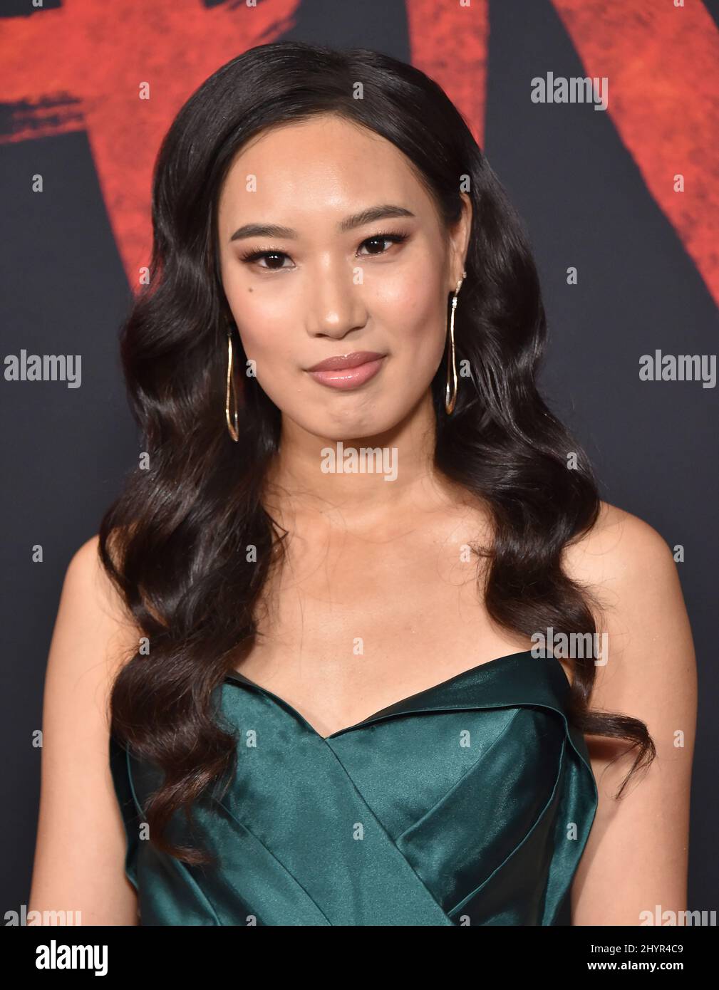 Xana Tang attending Disney's Mulan World Premiere held at Hollywood ...