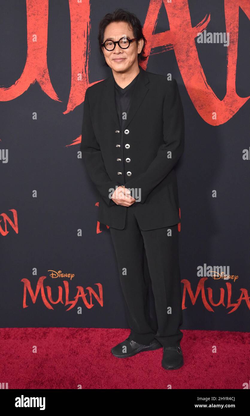 Jet Li attending Disney's Mulan World Premiere held at Hollywood, USA ...