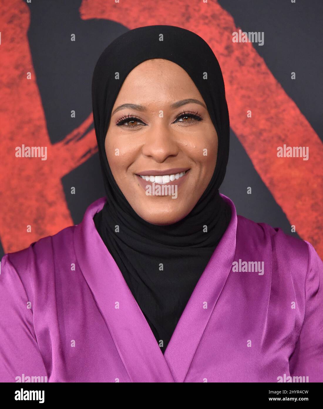 Ibtihaj Muhammad attending Disney's Mulan World Premiere held at ...