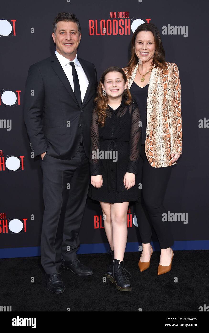 Matthew Rhodes, Arielle Rhodes and Kendall Rhodes arriving for the film ...