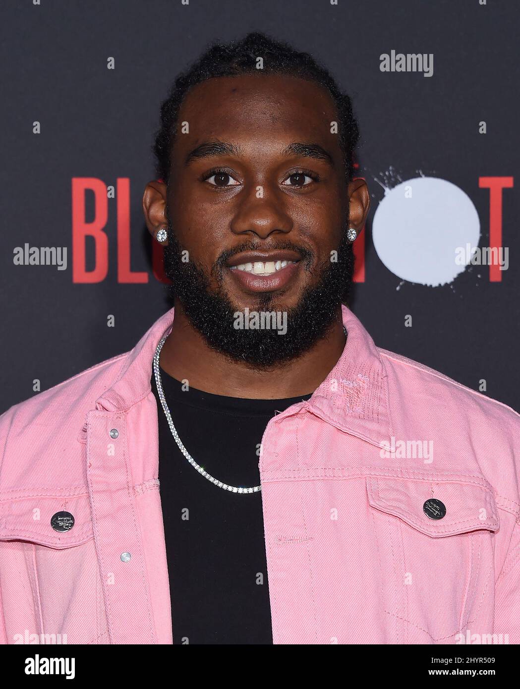 Alexander Mattison arriving for the film premiere of Bloodshot held at ...