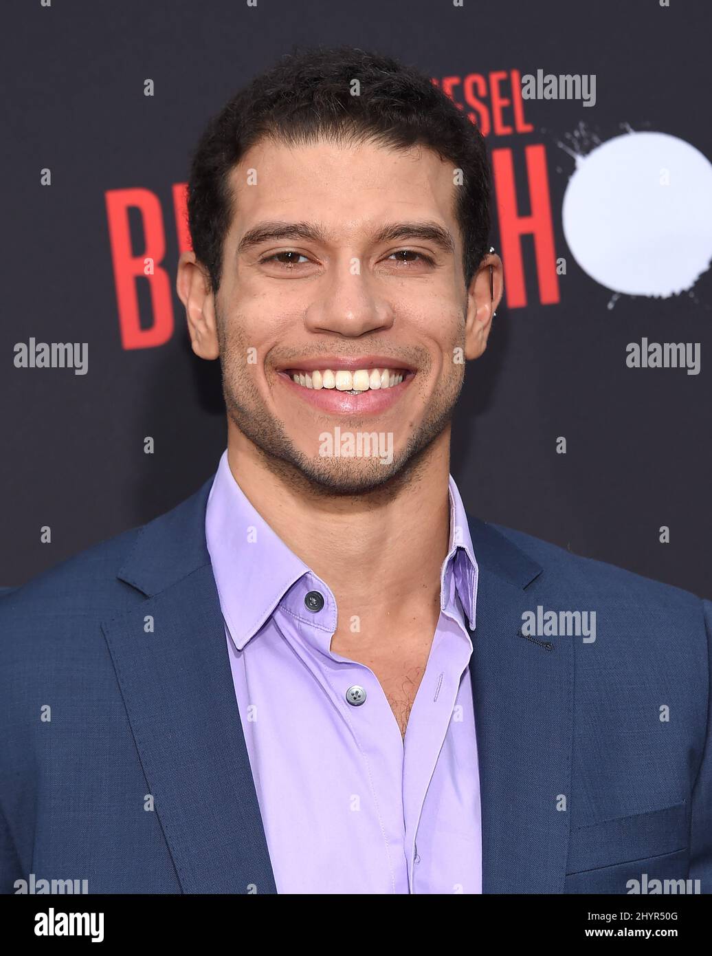 Alex Hernandez arriving for the film premiere of Bloodshot held at the ...