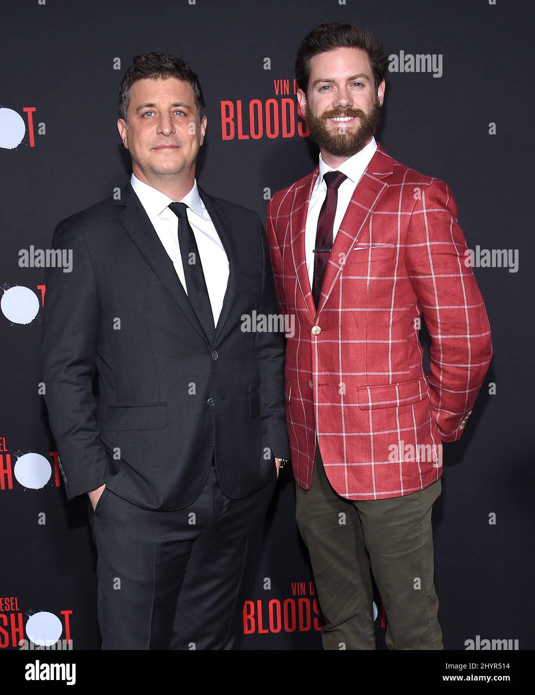 Ryan Cassells and Matthew Rhodes arriving for the film premiere of ...