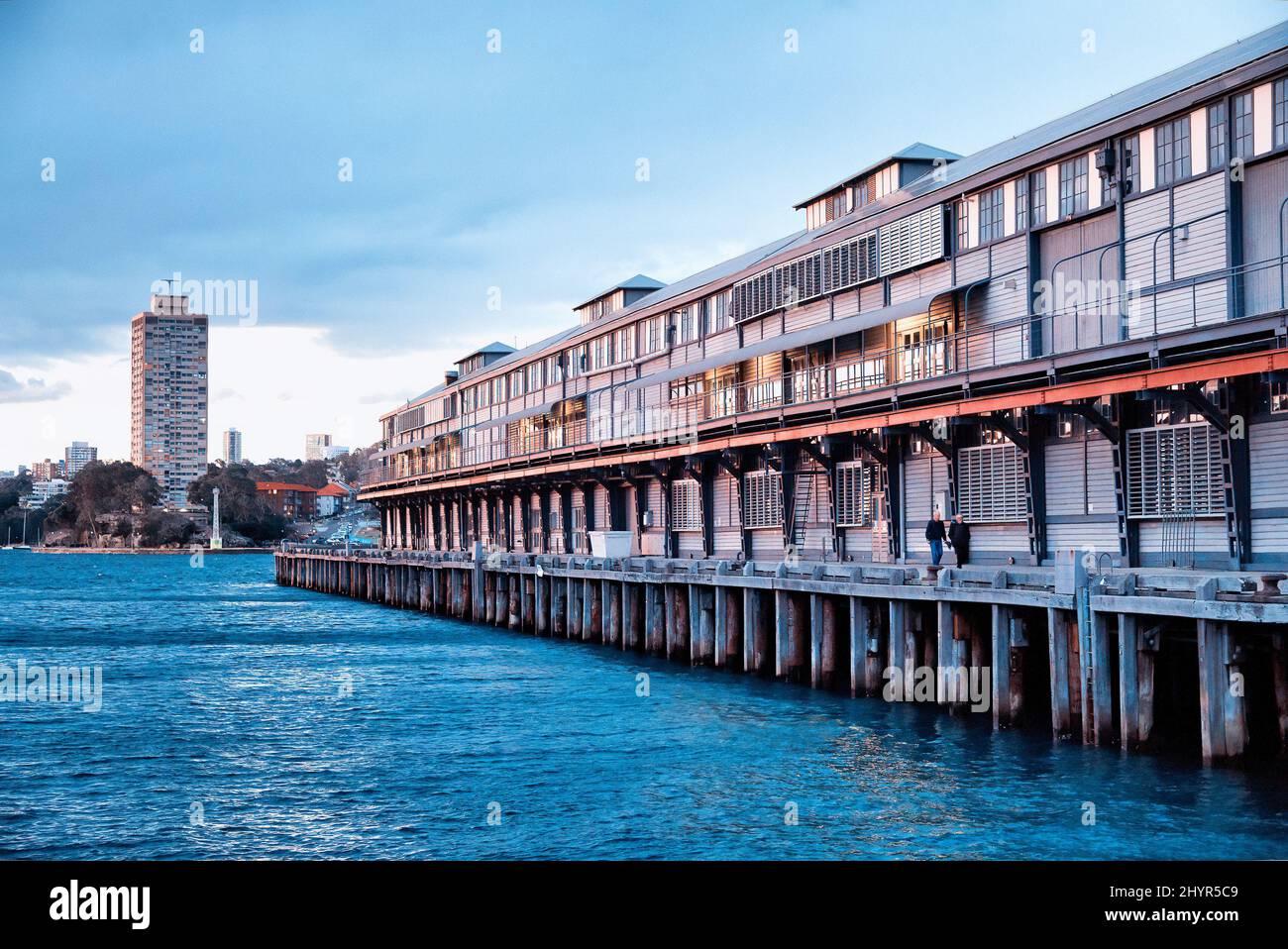 Pier 8 in Millers Point on a beautiful day, Sydney Stock Photo - Alamy