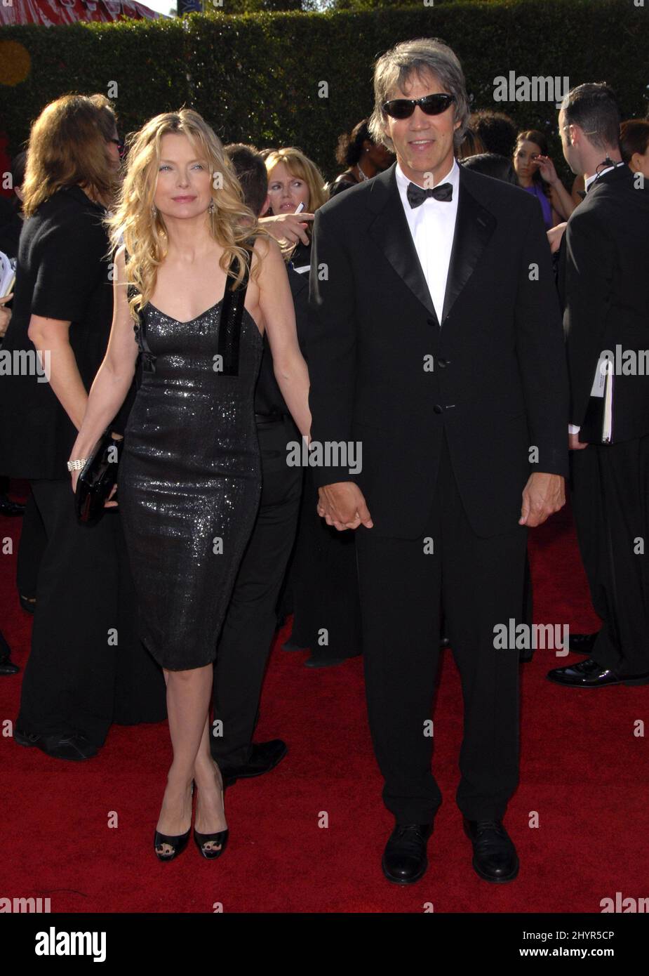 Michelle Pfeiffer and David E. Kelley at the 59th Primetime Emmy Awards ...