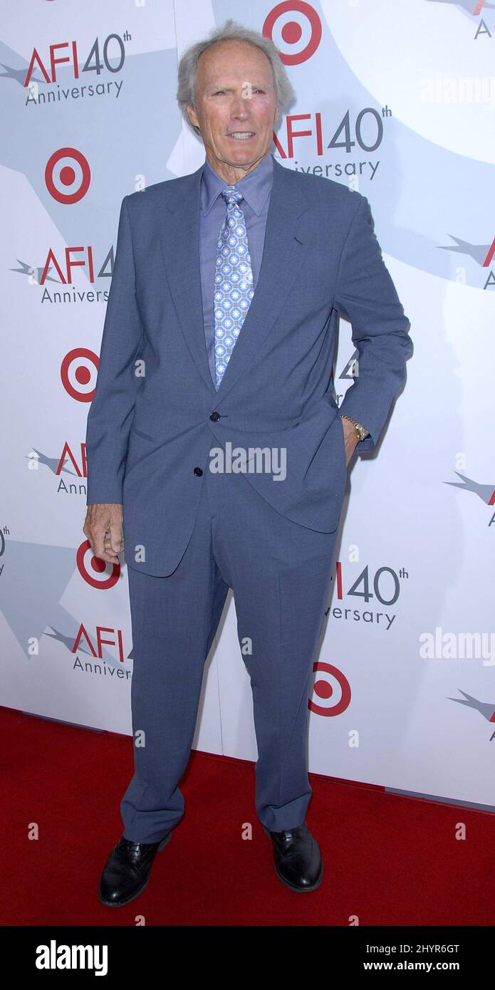 Clint Eastwood attends AFI's 40th Anniversary presented by Target held ...