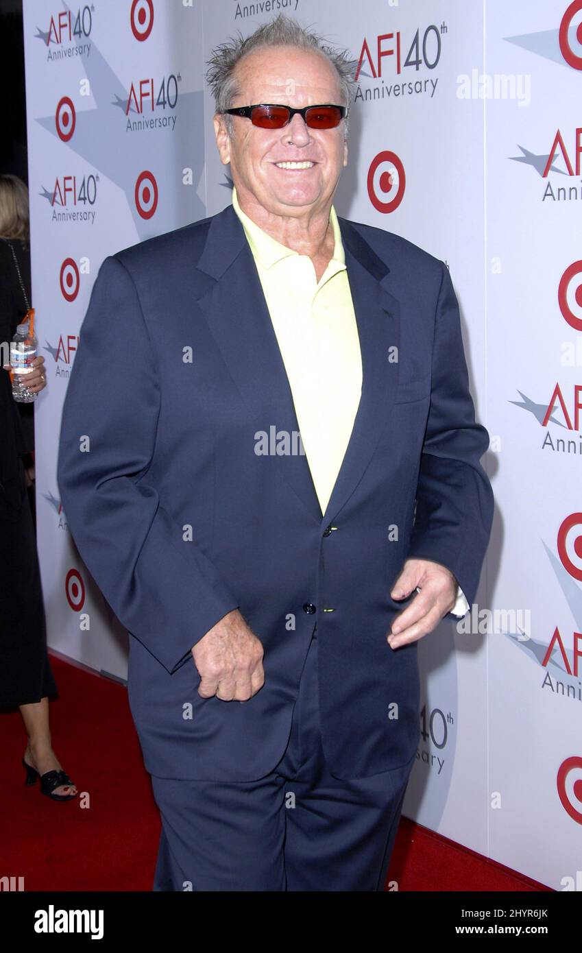 Jack Nicholson attends AFI's 40th Anniversary presented by Target held ...