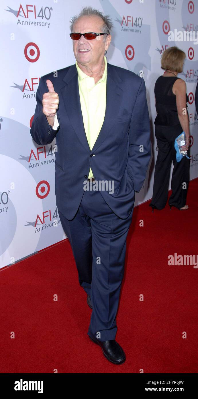 Jack Nicholson attends AFI's 40th Anniversary presented by Target held ...