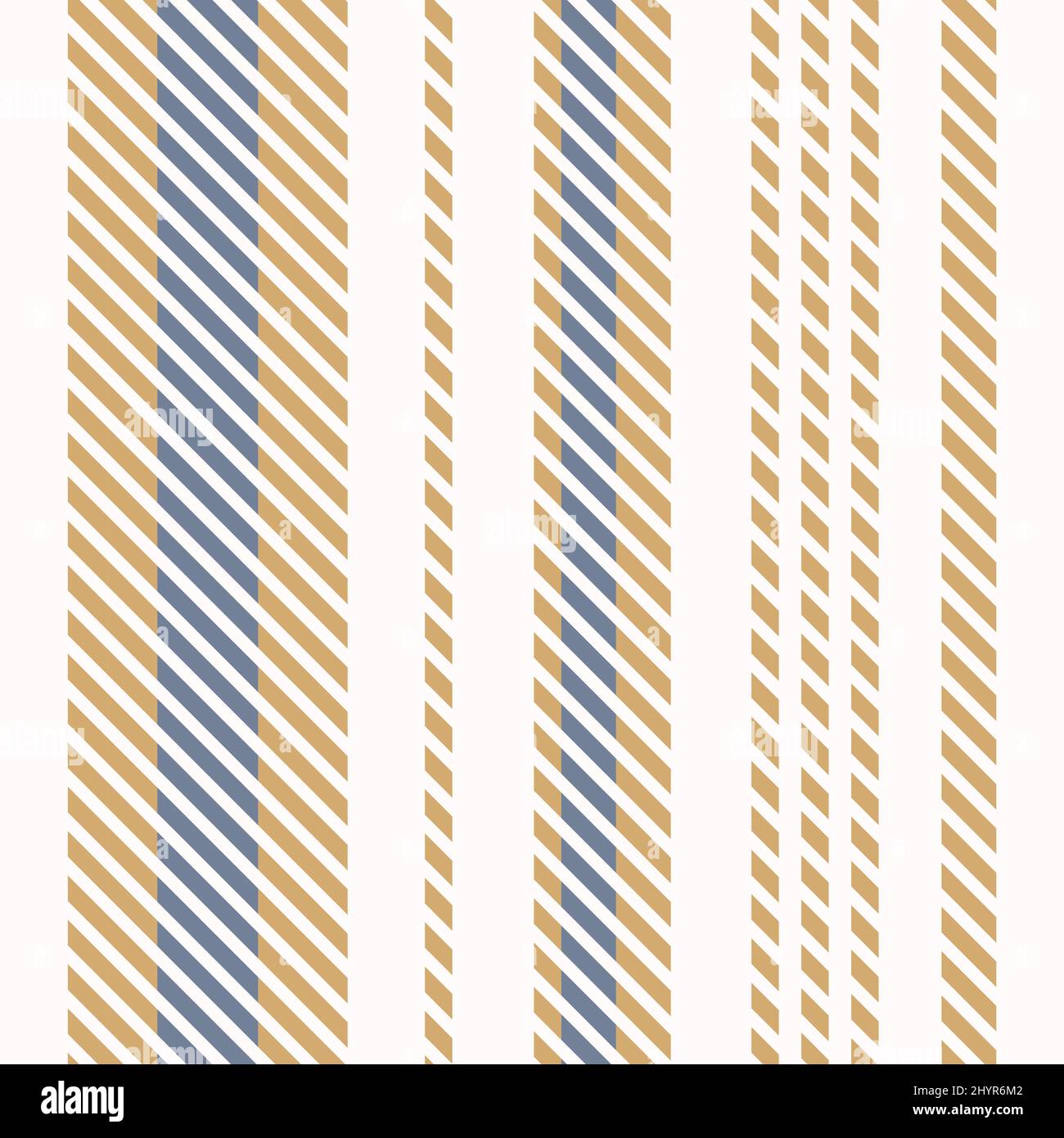 Seamless French country kitchen stitch stripe fabric pattern print ...