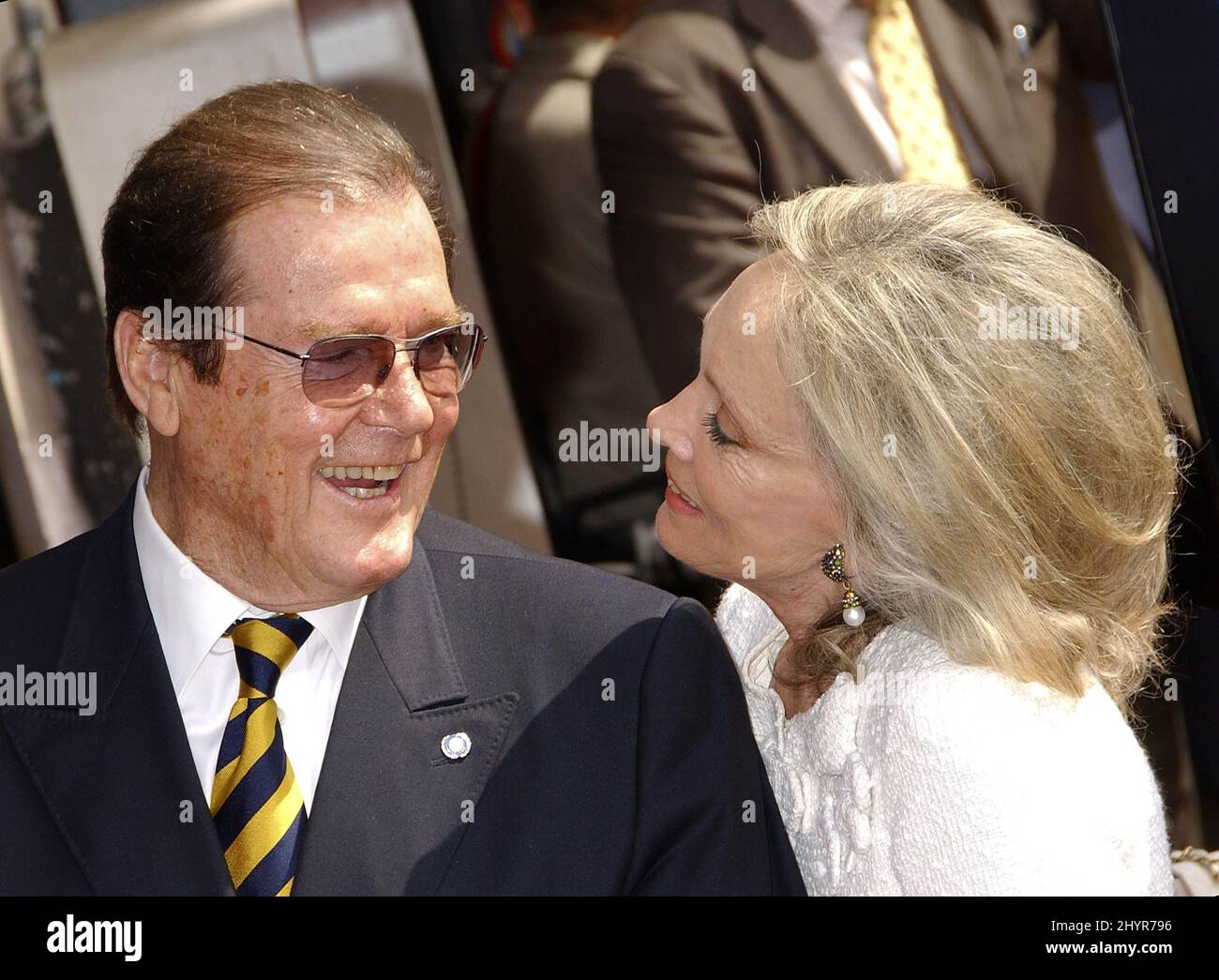 Christina Tholstrup attends Roger Moore's Hollywood Walk of Fame Star ...