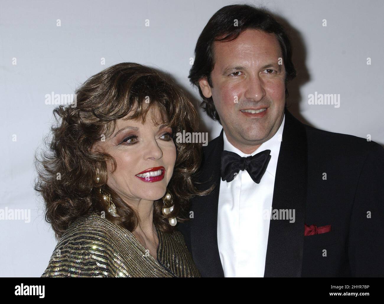 Joan Collins And Husband Arriving At The 2007 World Magic Awards At Barker Hanger Santa Monica