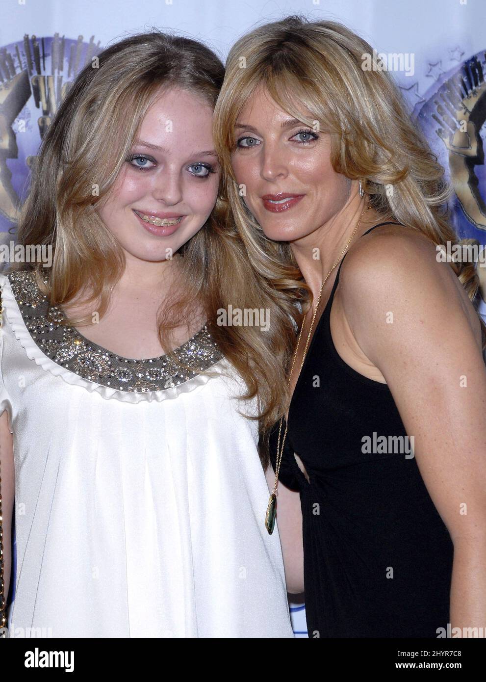 Marla Maples and Tiffany Trump arriving at the 2007 World Magic Awards ...