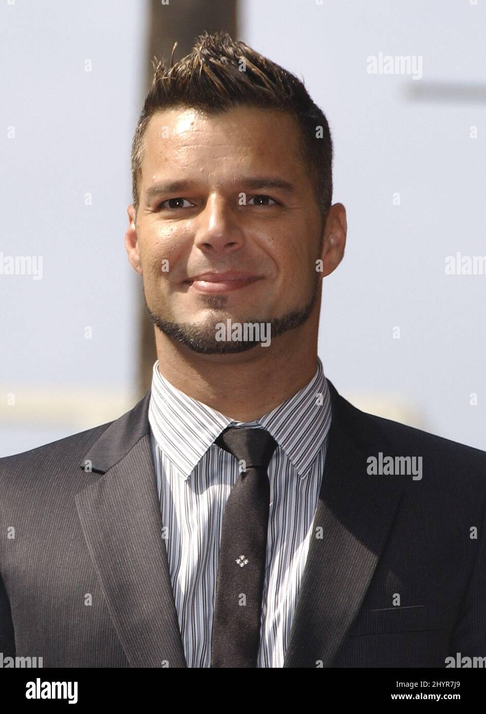 Ricky martin receives a star on hi-res stock photography and images - Alamy