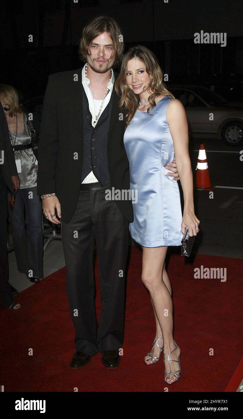 Mira Sorvino and Christopher Backus at the Reservation Road Los Angeles ...