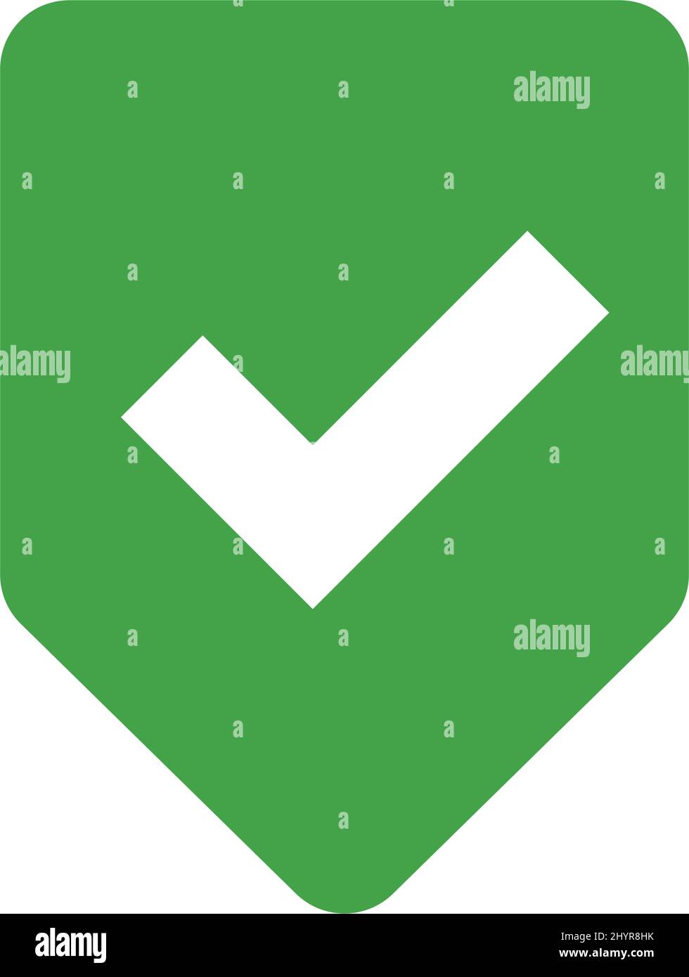 Check mark label icon. Editable vector Stock Vector Image & Art - Alamy