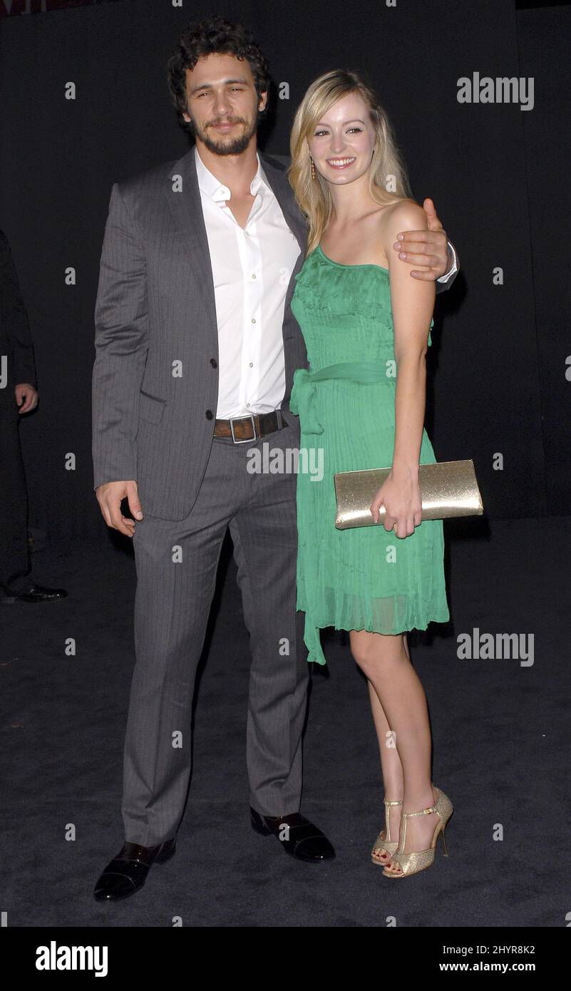 James Franco and Ahna O'Reilly attending the Louis Vuitton Gala ...