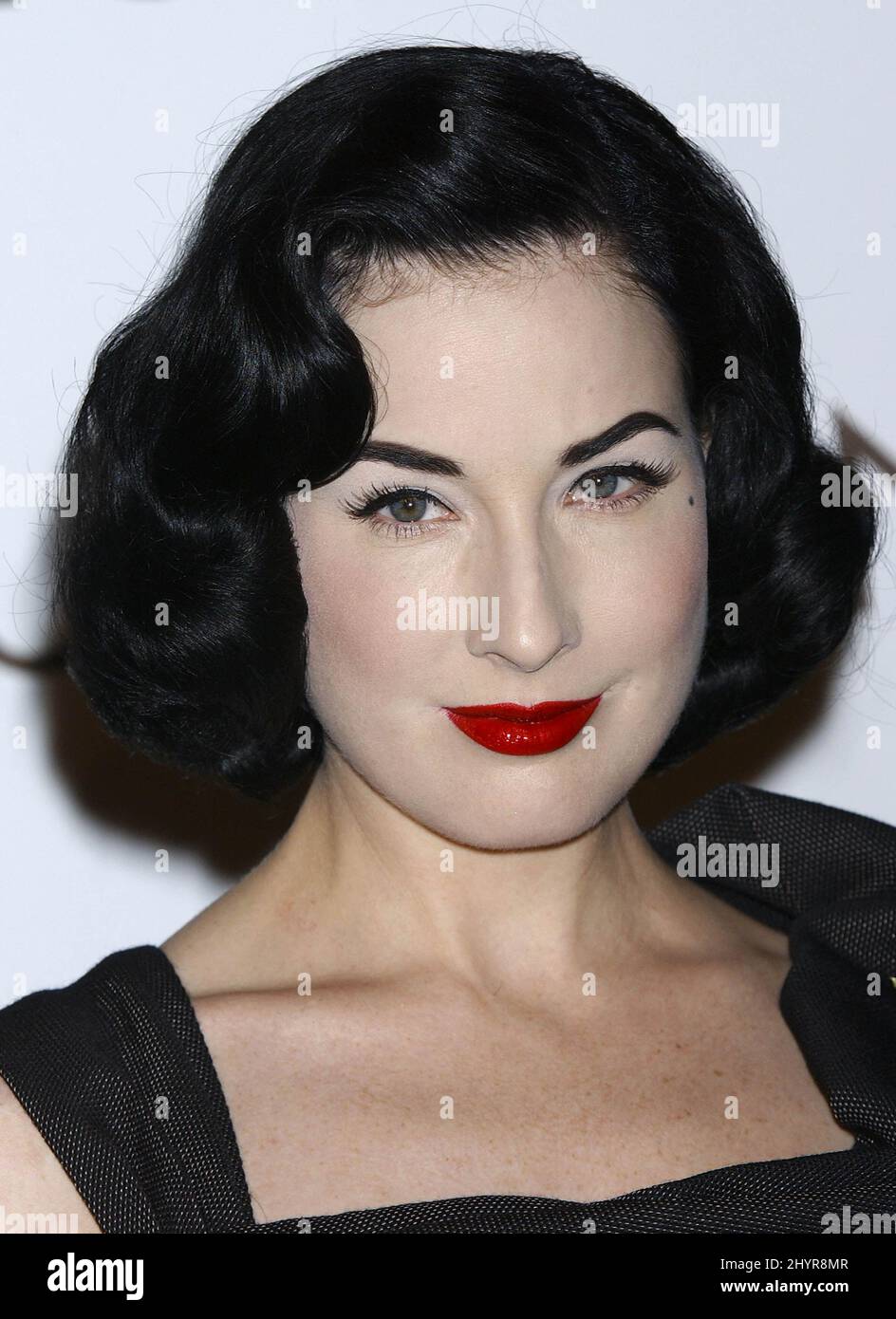 Dita Von Teese attending the Louis Vuitton Gala Celebrating Murakami ...