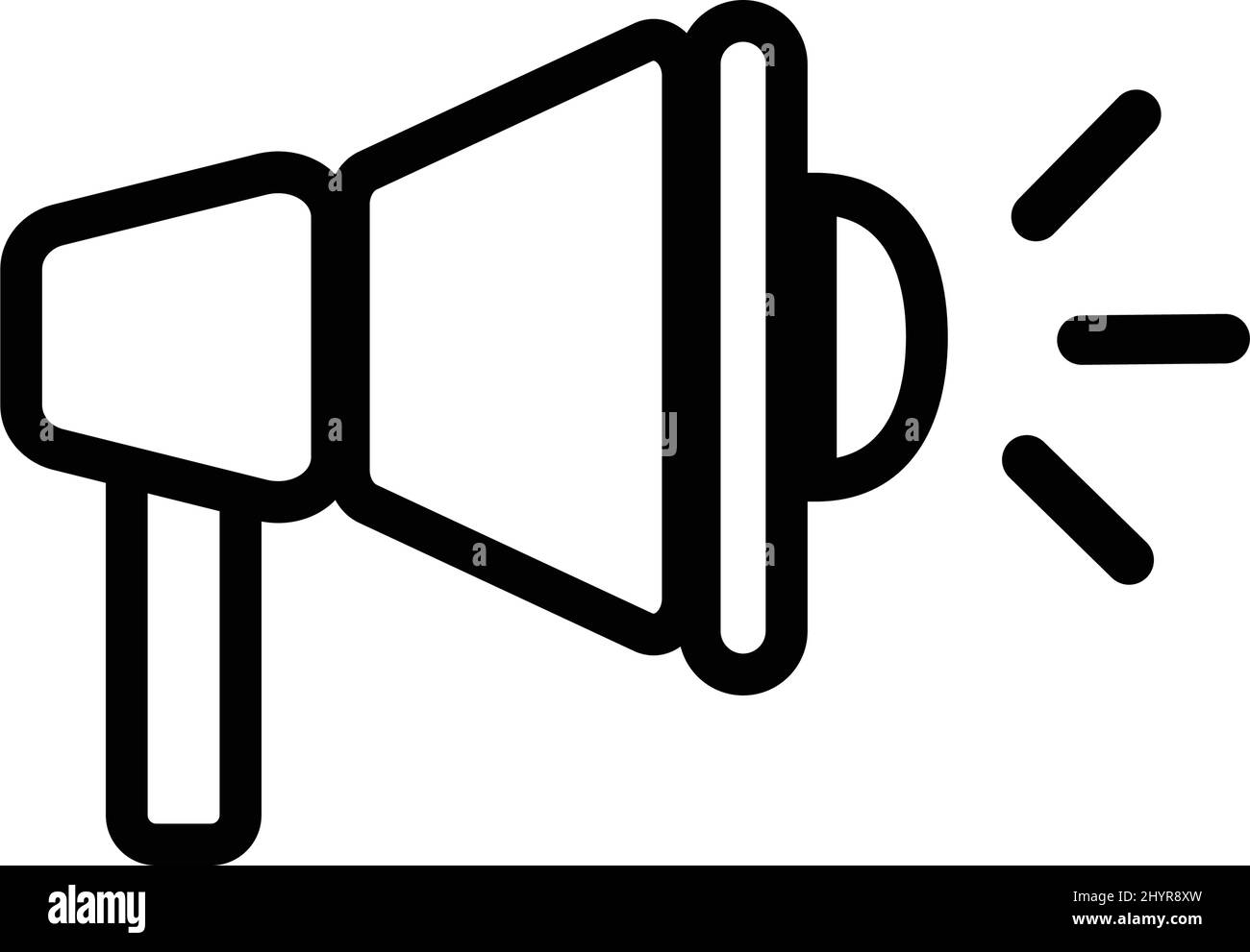 Loudspeaking Stock Vector Images - Alamy