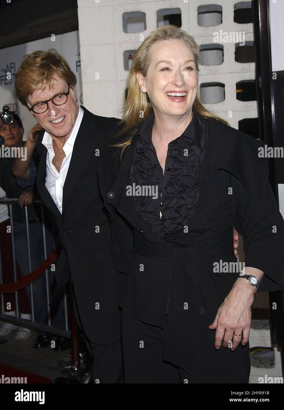 Robert Redford and Meryl Streep arrive for the AFI Fest 2007 Opening ...