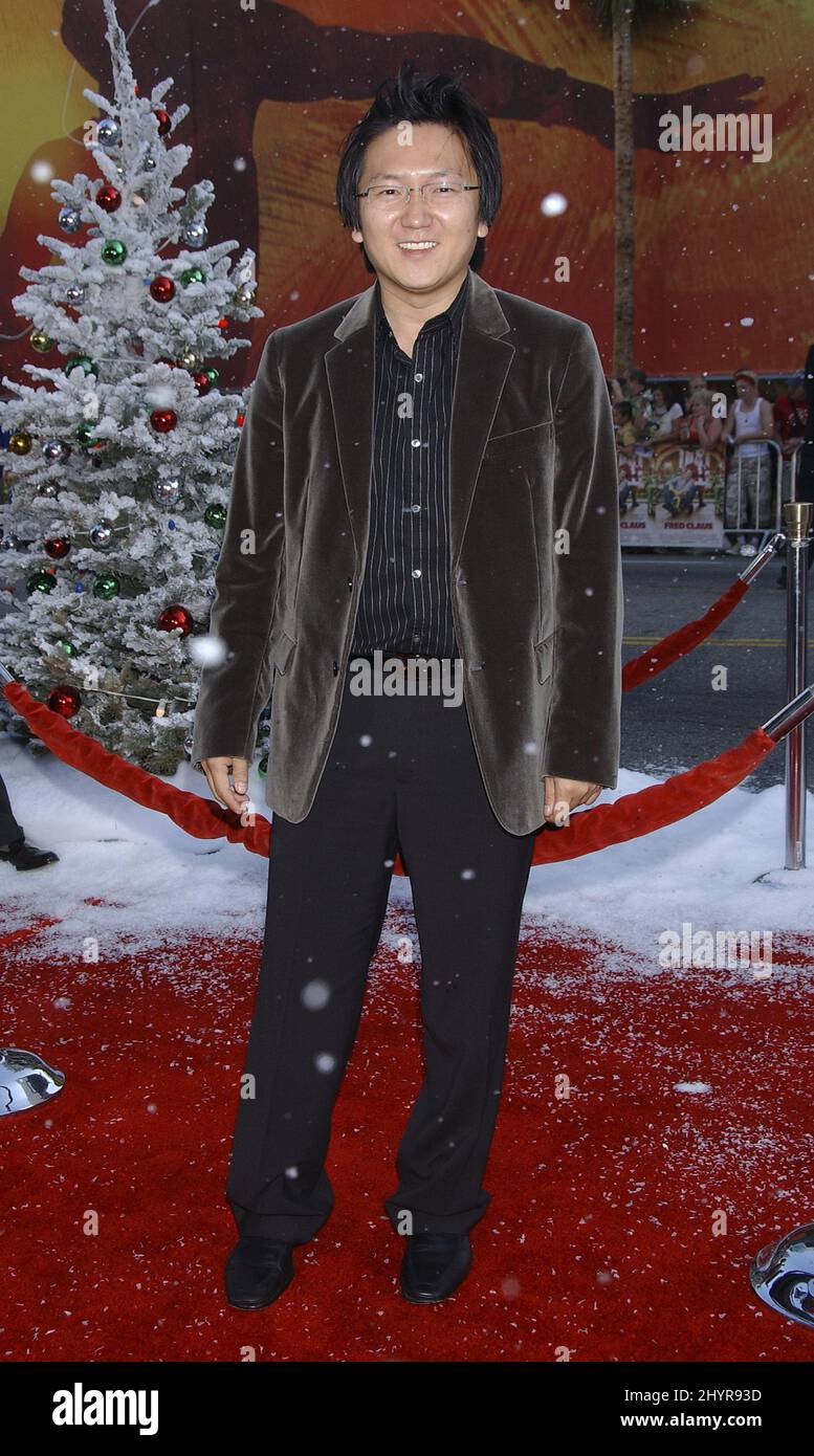 Masi Oka arriving at the 'Fred Claus' Premiere held at the Mann Chinese ...
