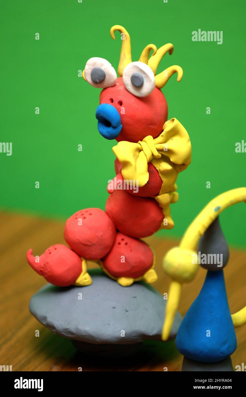 Making plasticine figures Stock Photo - Alamy