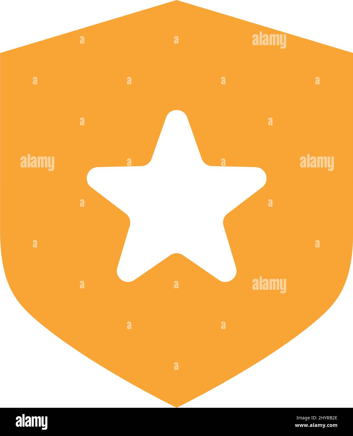 Star icon on shield. Security icon. Vector Stock Vector Image & Art - Alamy
