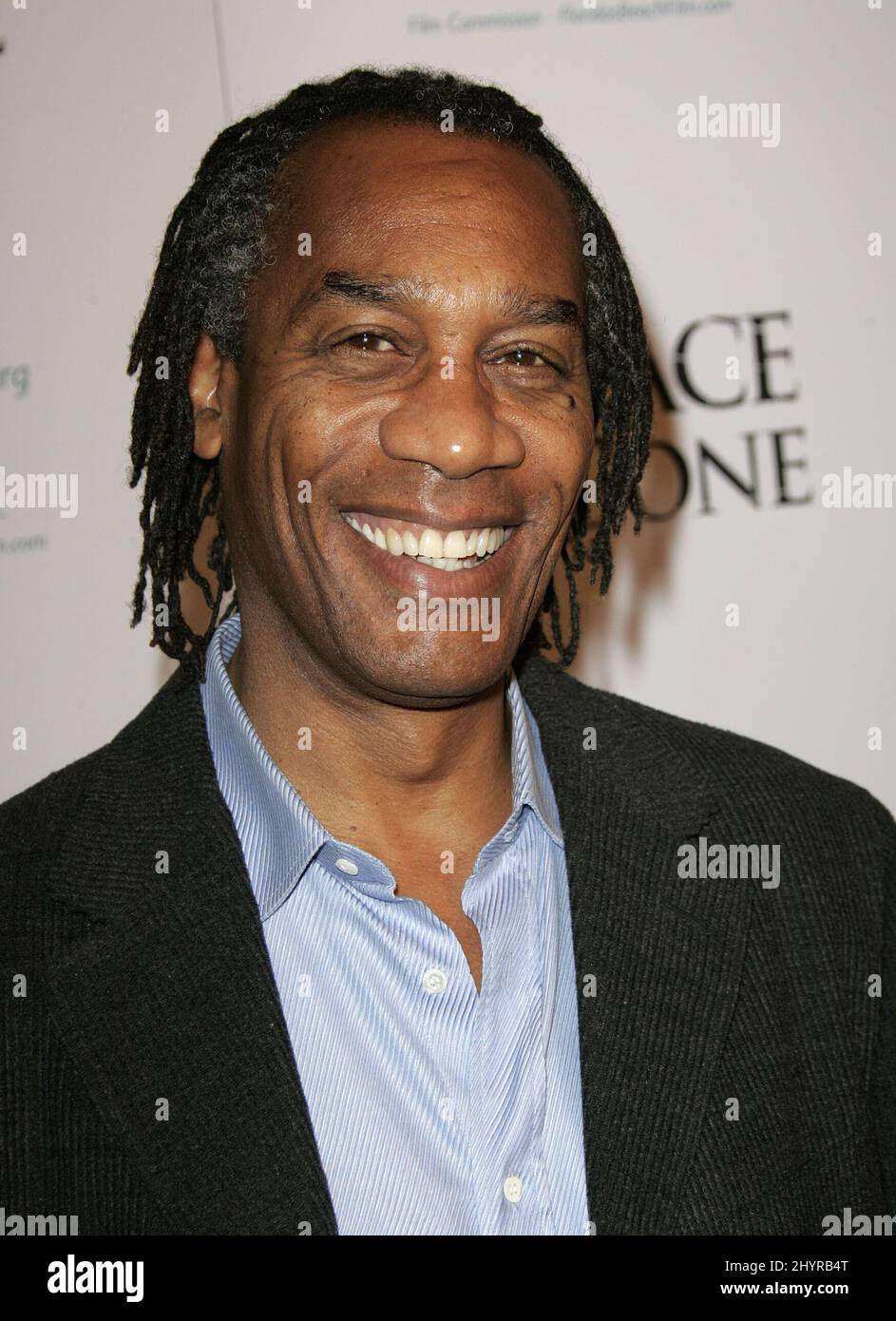 Joe Morton arriving at the premiere of Grace is Gone, at the Academy of ...