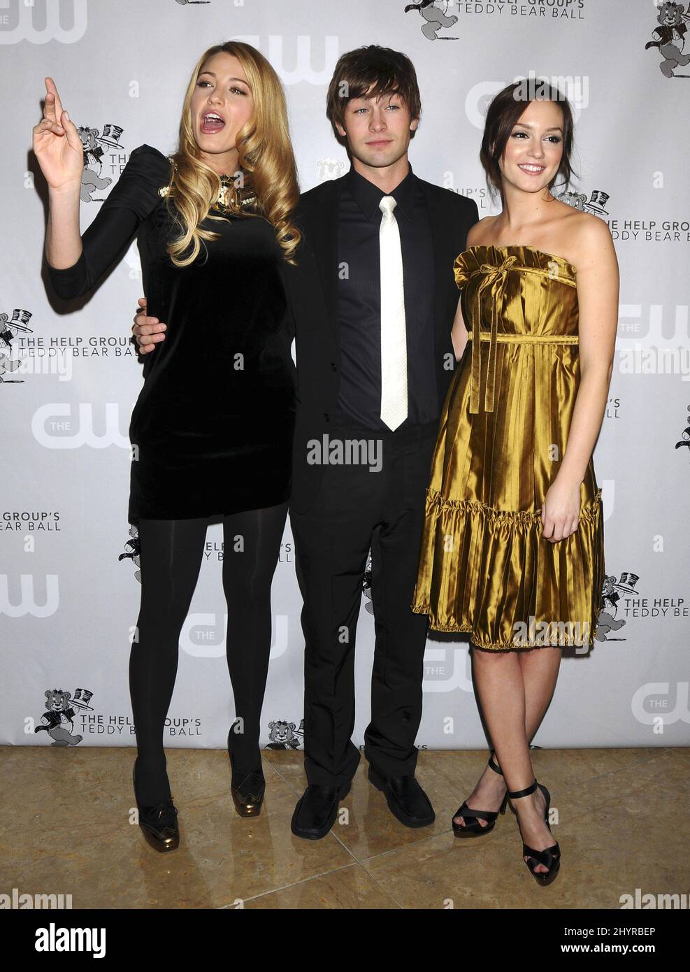 Blake Lively, Chace Crawford and Leighton Meester attend the 'Teddy ...