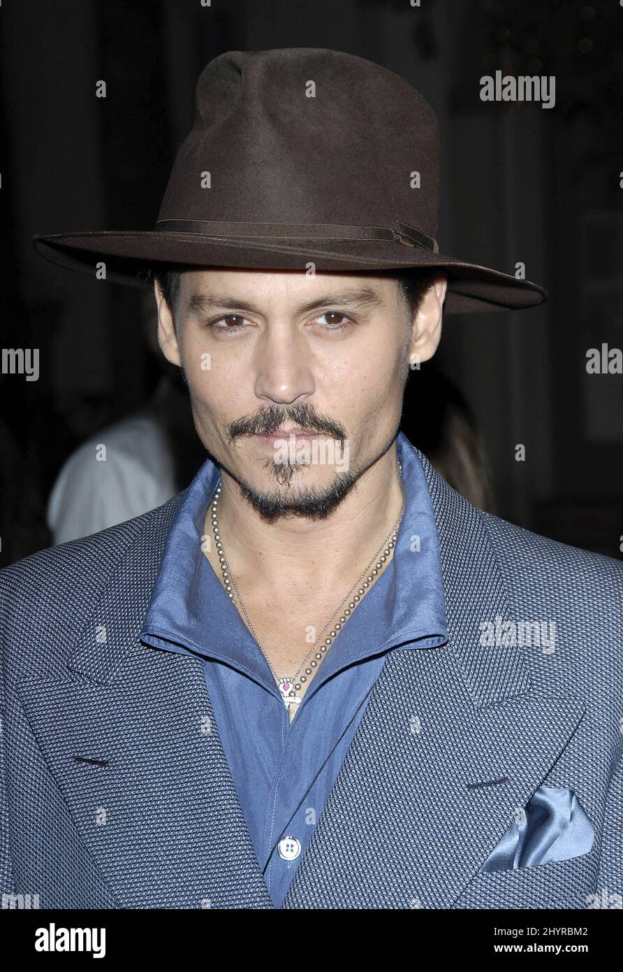 Johnny Depp attends the premiere of "Sweeney Todd: The Demon Barber of ...