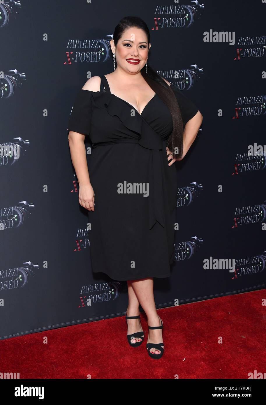 Ana Vergara at the red carpet premiere of "Paparazzi X-Posed" directed ...