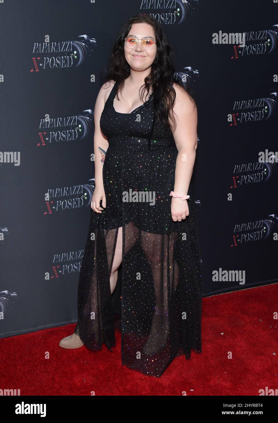 Becca Goddard at the red carpet premiere of "Paparazzi X-Posed ...