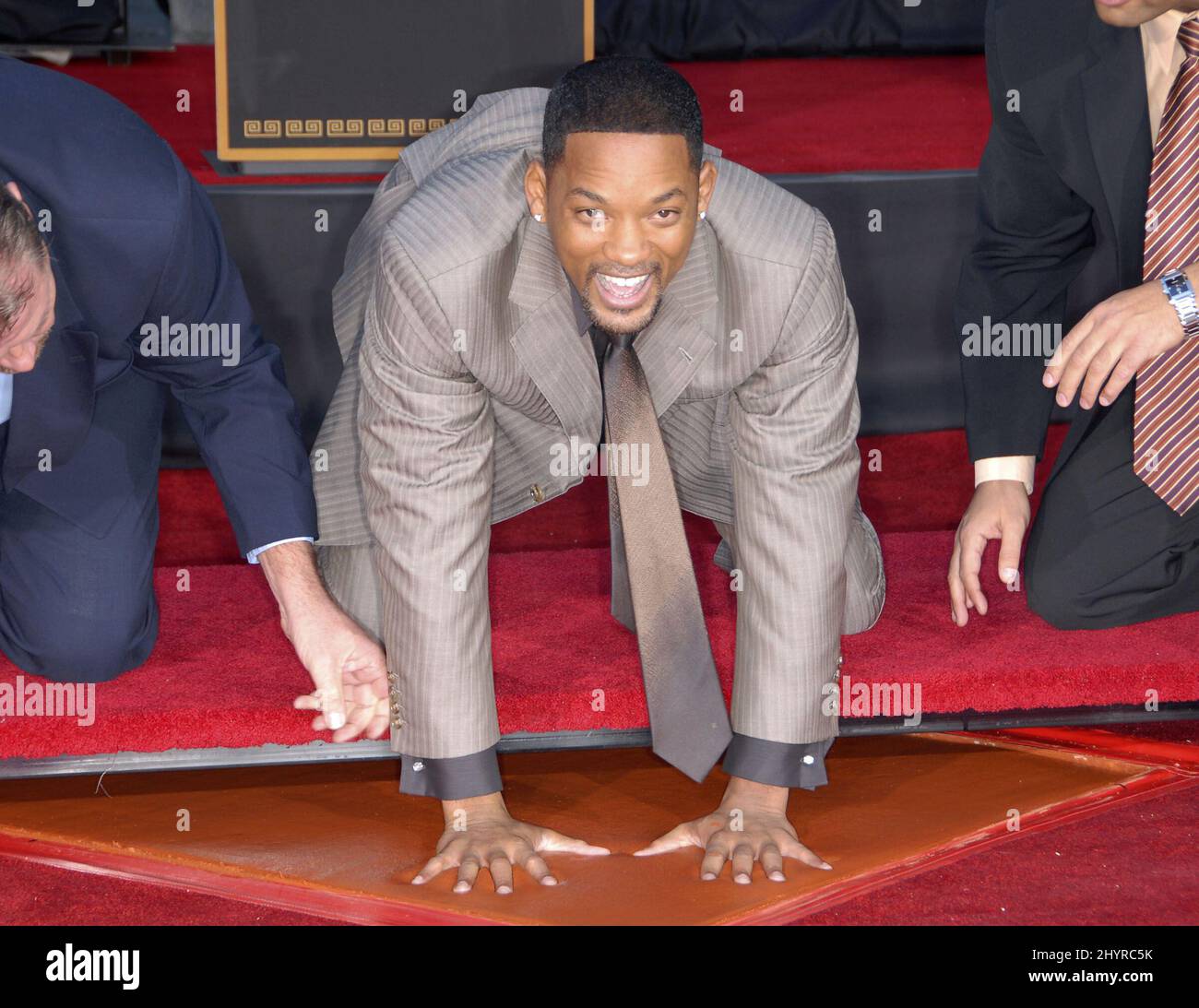 Will Smith is honored at a Hand and Footprint Ceremony at the Grauman's ...