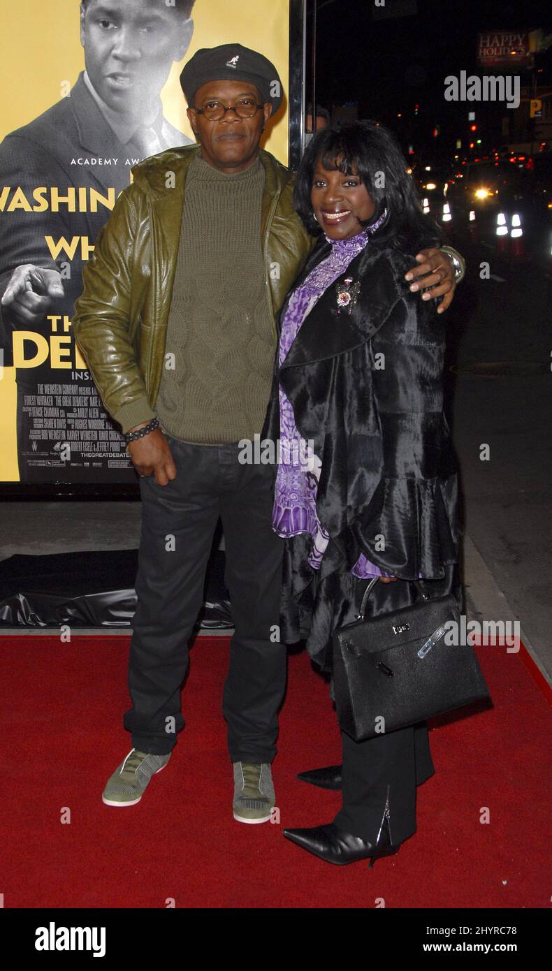 Samuel L. Jackson and LaTanya Richardson arrive at the premiere of The ...