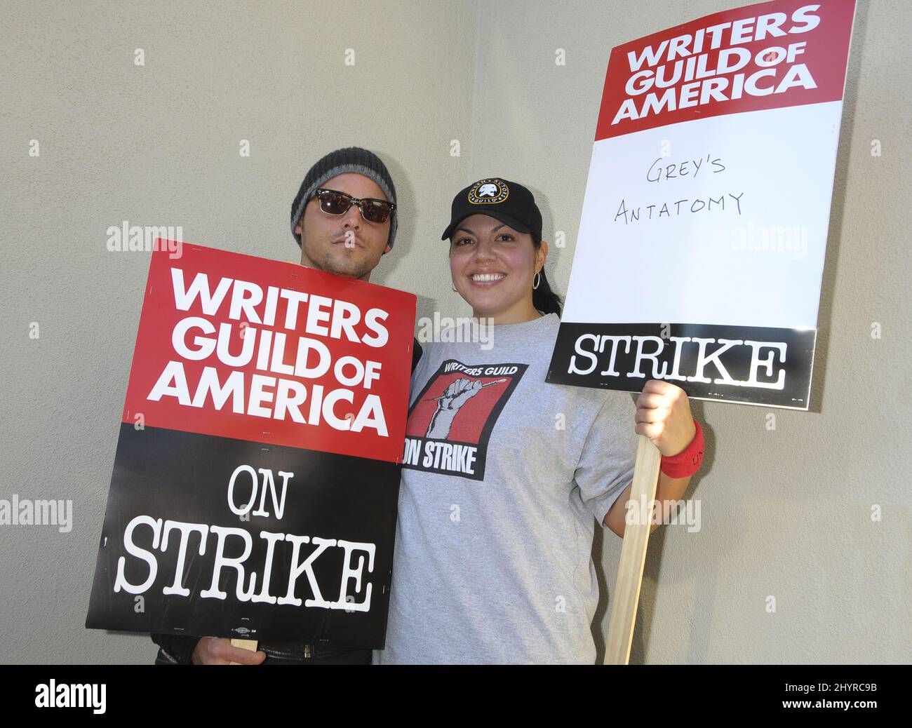 Justin Chambers and Sara Ramirez pictured as the "Grey's Anatomy" and ...