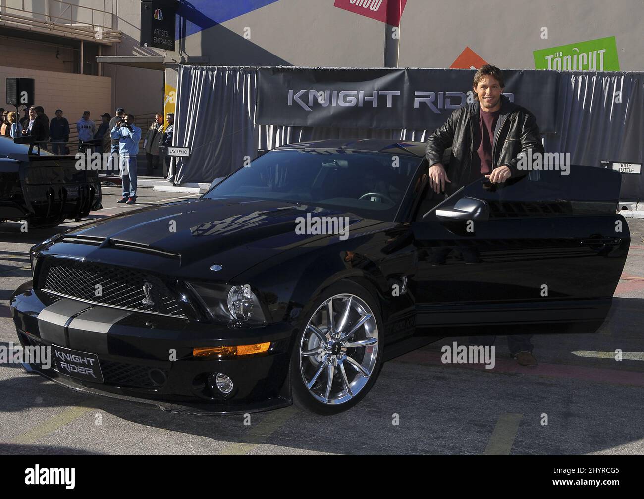 Justin Bruening of the Knight Rider cast unveils a customized KITT ...