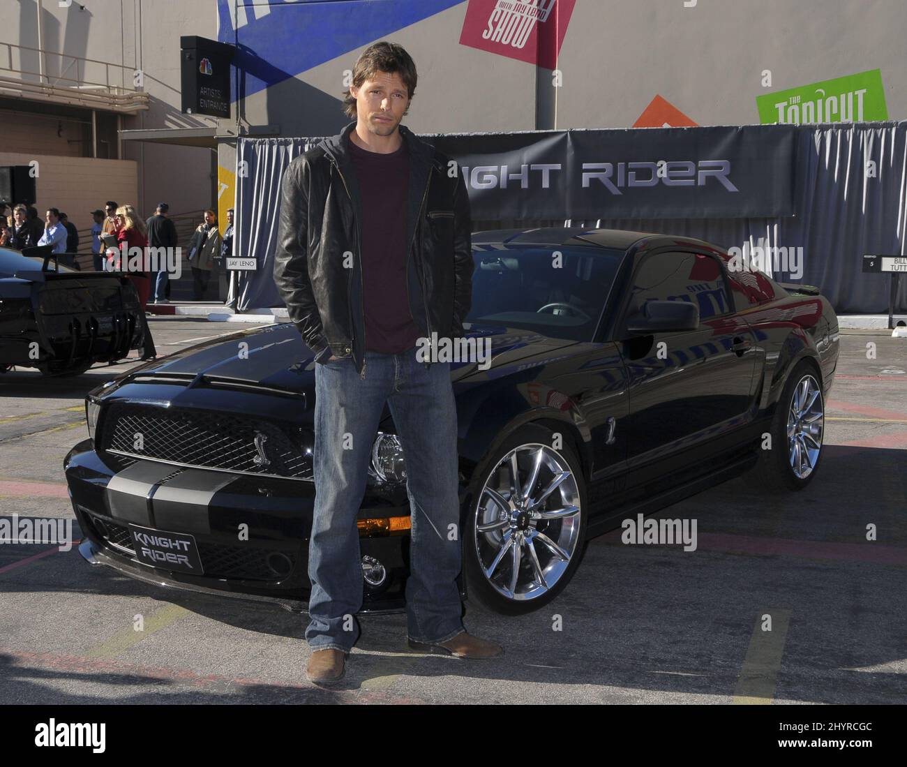 Justin Bruening of the Knight Rider cast unveils a customized KITT ...