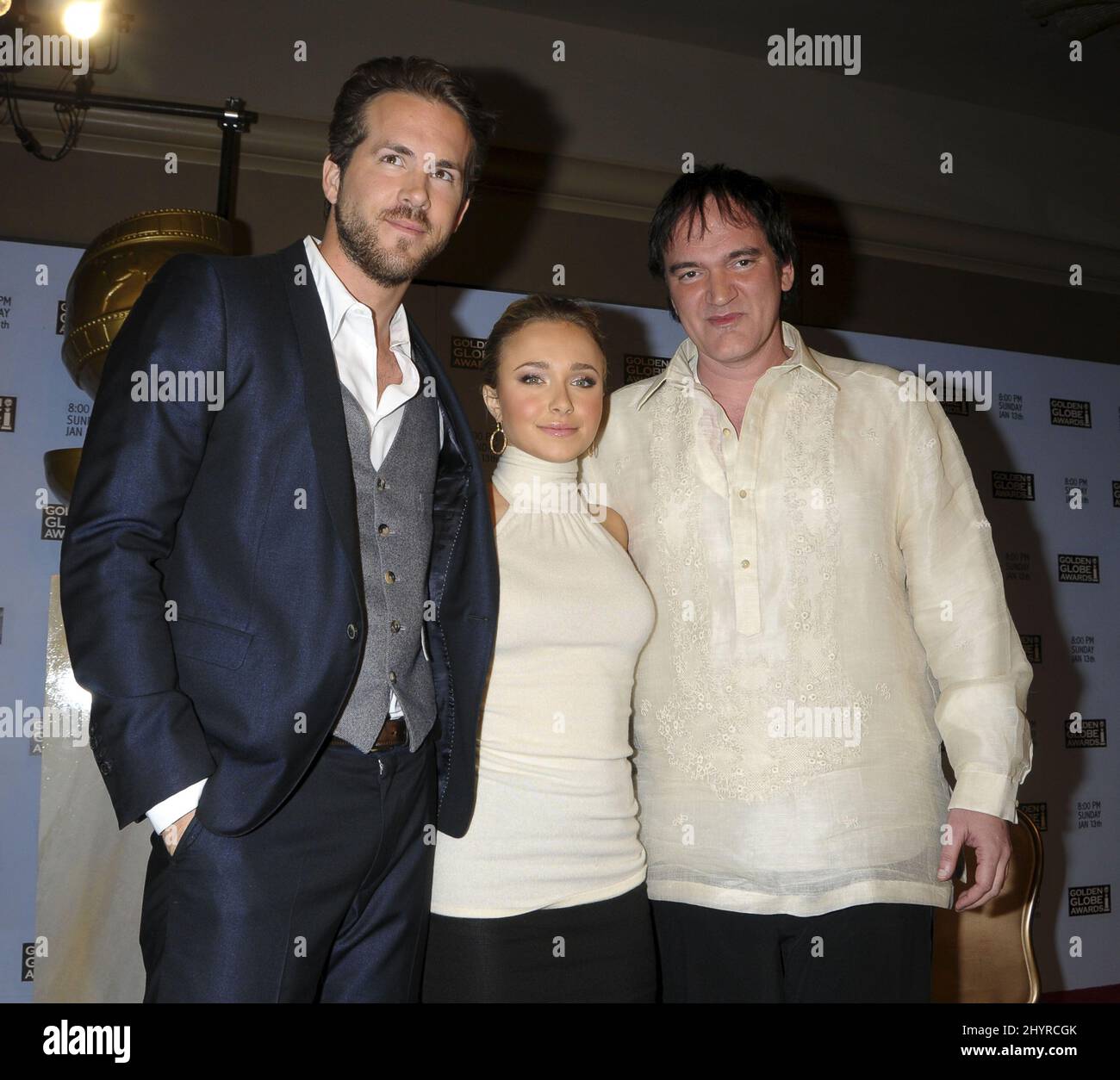 Ryan Reynolds, Hayden Panettiere and Quentin Tarantino at The 65th ...