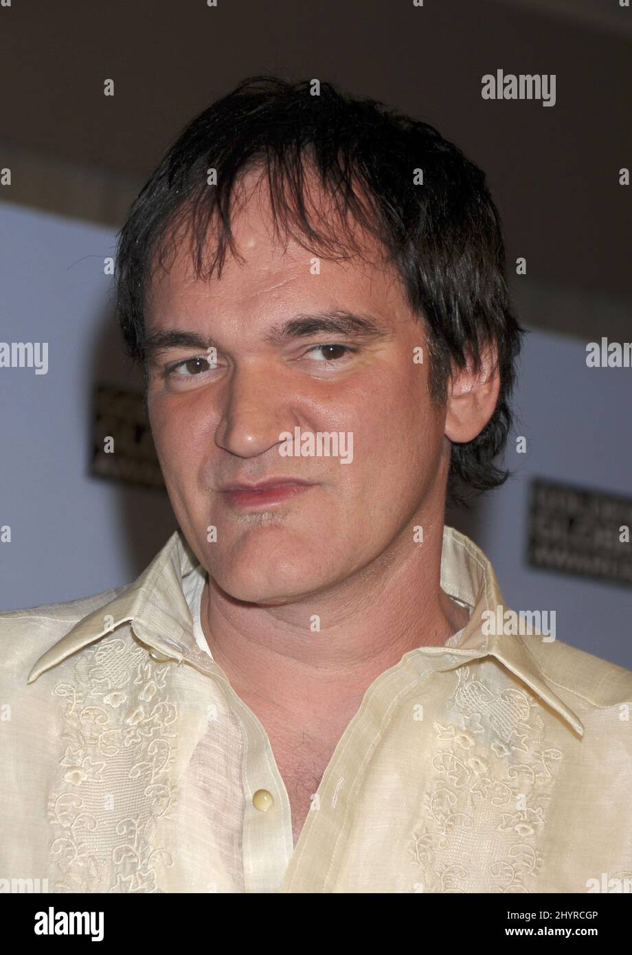 Quentin Tarantino at The 65th Annual Golden Globe Awards nominations ...