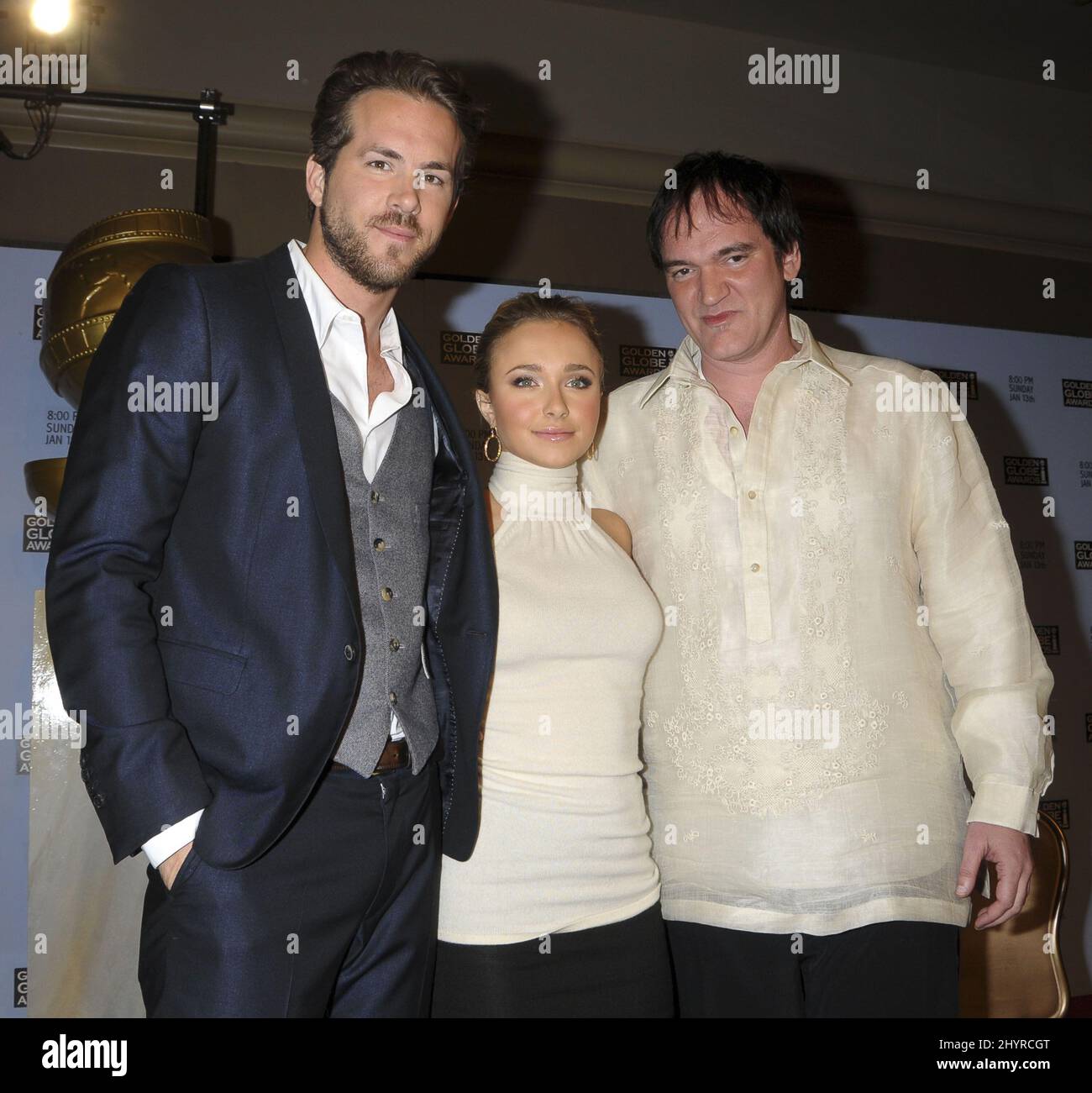Ryan Reynolds, Hayden Panettiere and Quentin Tarantino at The 65th ...