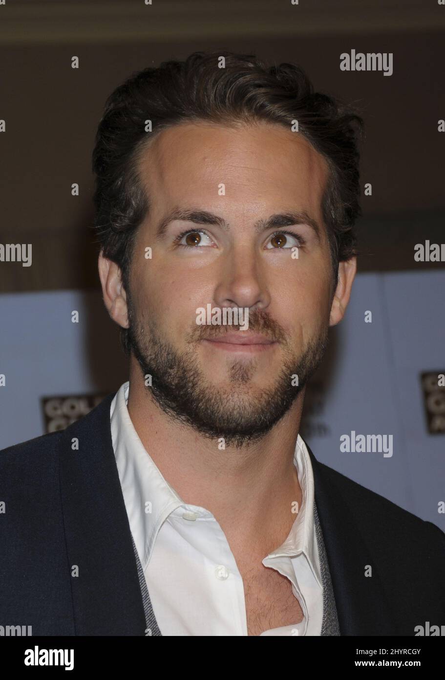 Ryan Reynolds at The 65th Annual Golden Globe Awards nominations ...