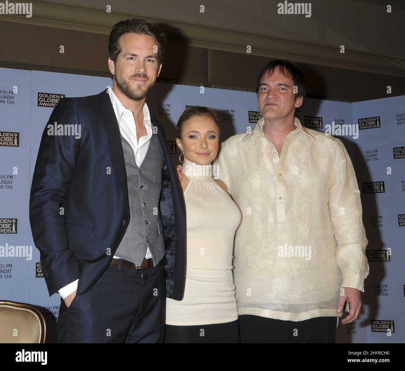 Ryan Reynolds, Hayden Panettiere and Quentin Tarantino at The 65th ...