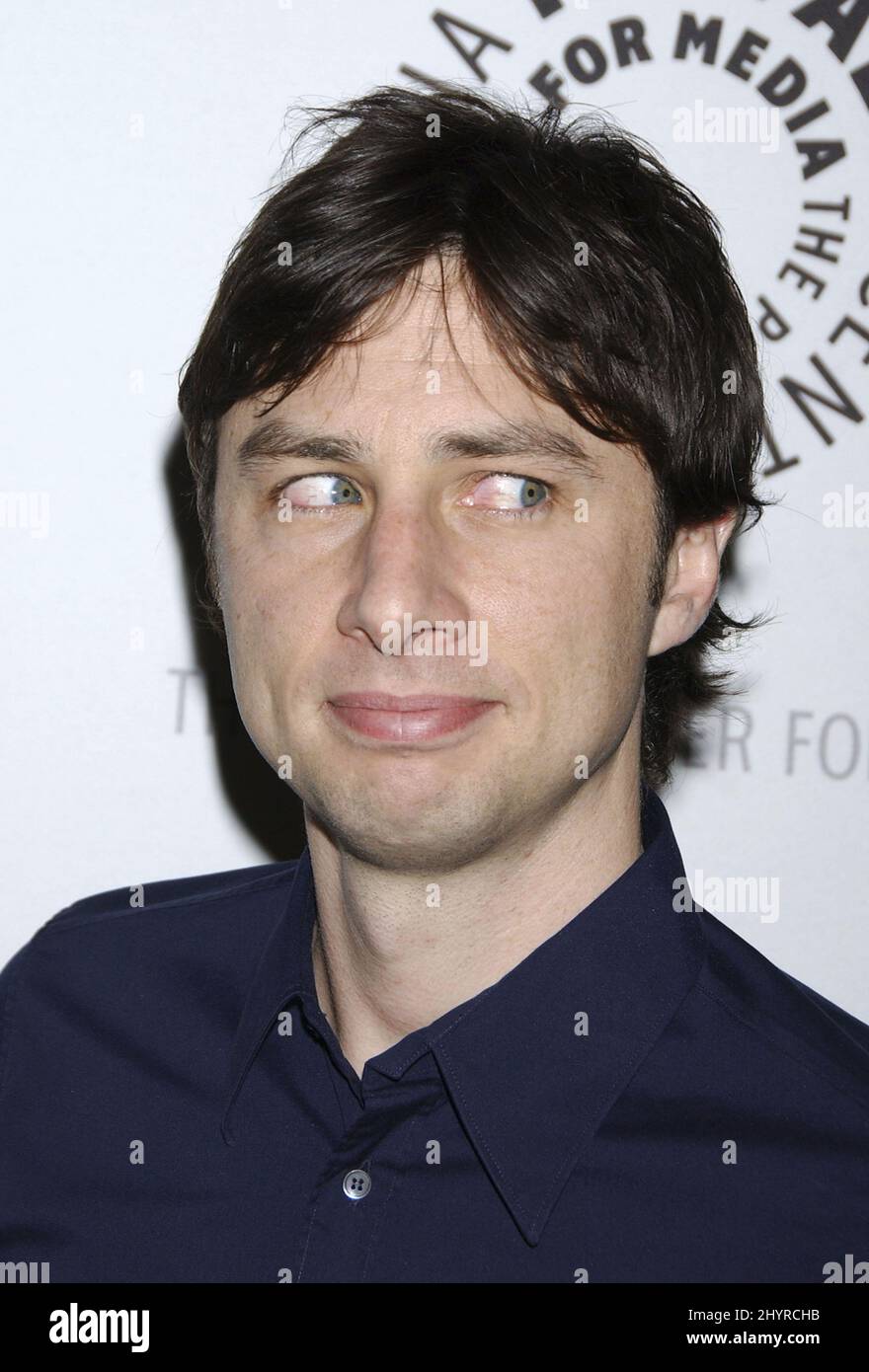 Zach Braff attends Scrubs: The Farewell Tour held at The Paley Center ...