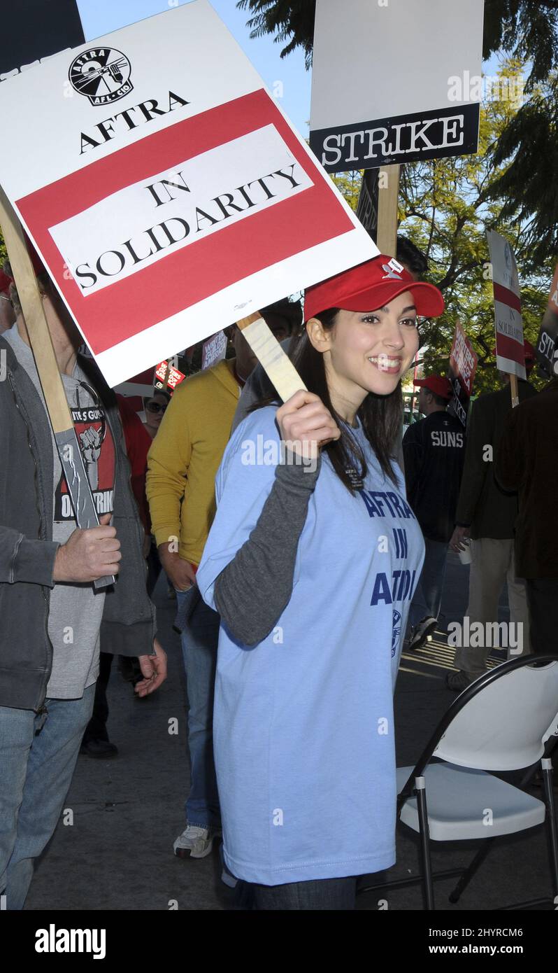 Daytime Stars Join the WGA Picket Line at CBS Studios, Los Angeles, USA ...