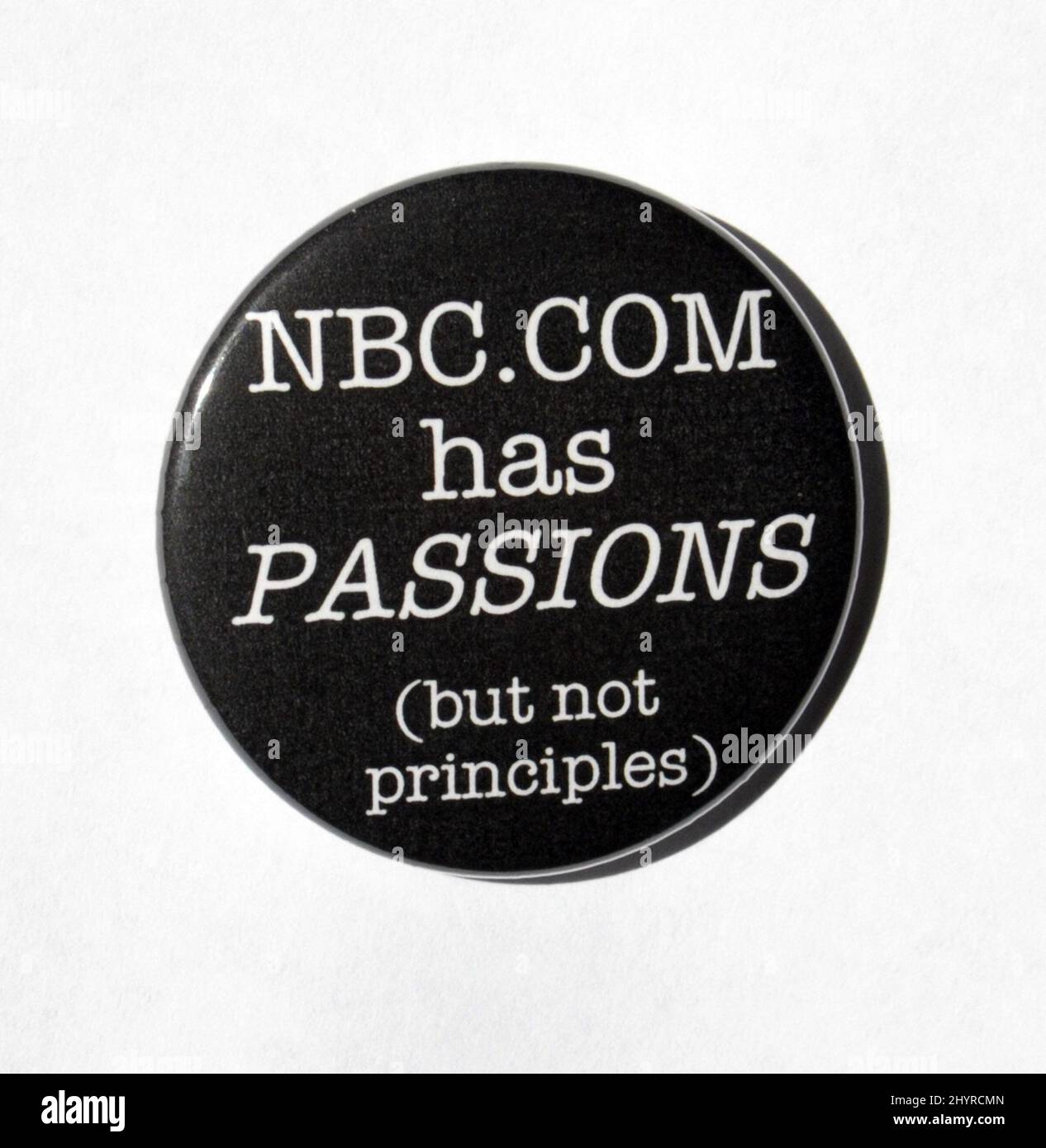 WGA Picket Line badge at CBS Studios, Los Angeles, USA Stock Photo - Alamy