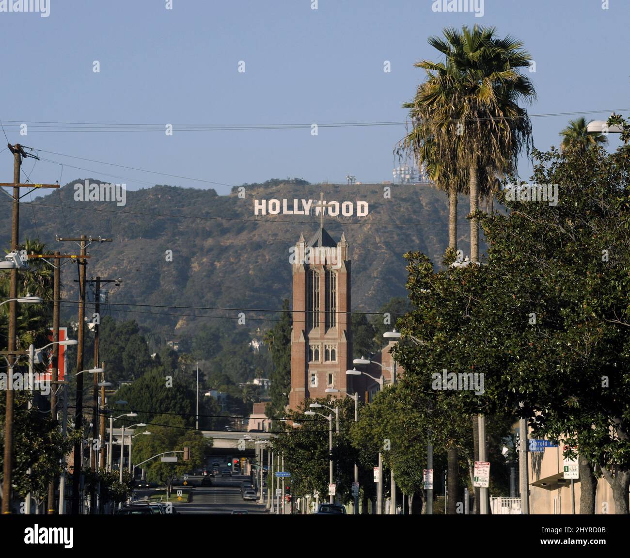 The Hollywood Sign in Hollywood, CA Stock Photo - Alamy