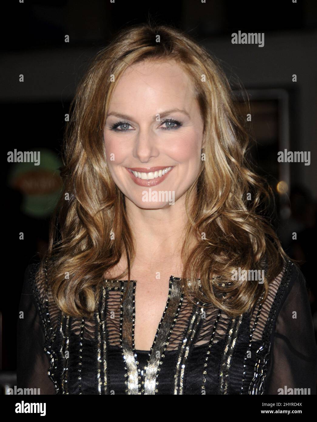 Melora Hardin attends the prmiere of '27 Dresses' at the Mann Village ...