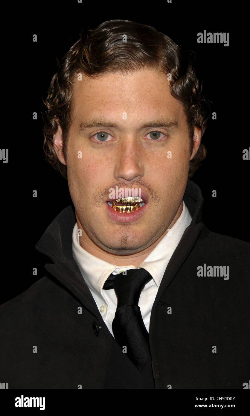 T.J. Miller arrives at the "Cloverfield" Los Angeles Premiere held at ...