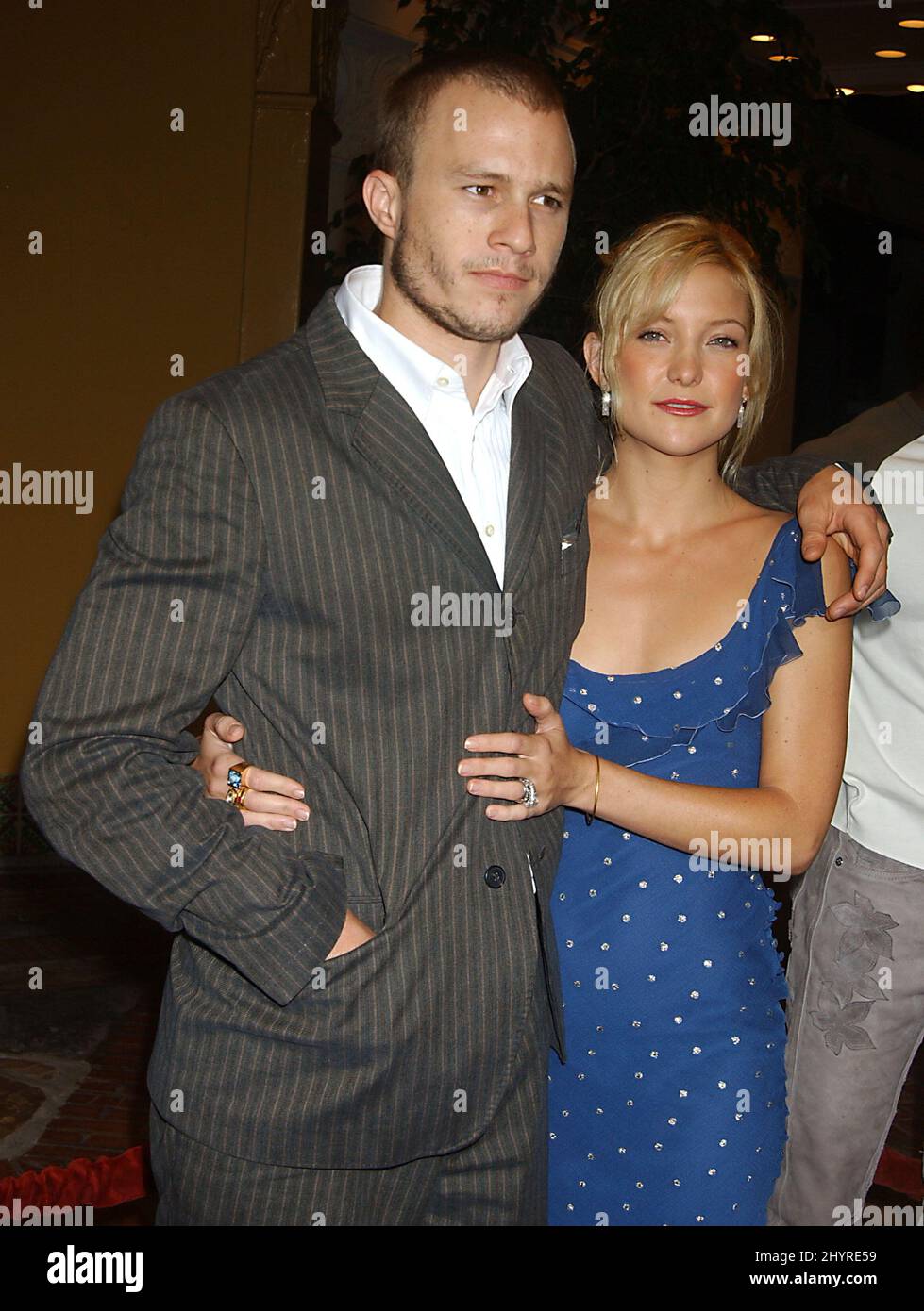 Heath Ledger and Kate Hudson attend 'The Four Feathers premiere held at ...