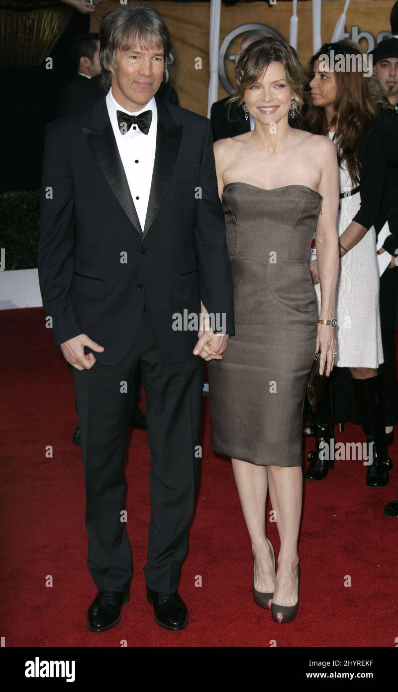 David E. Kelley and Michelle Pfeiffer arrive at the 14th Annual Screen ...
